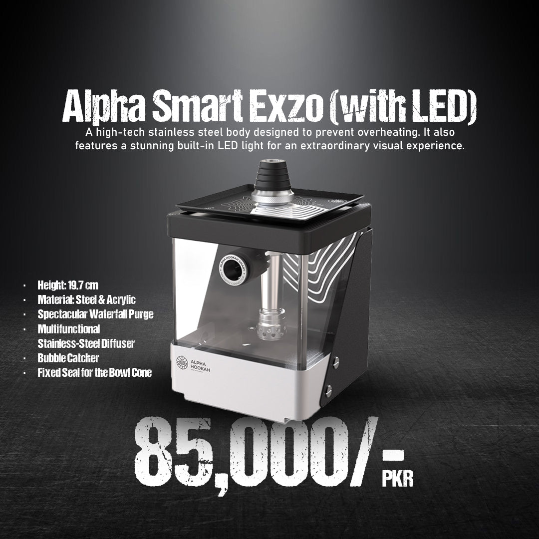 Aplha Smart Exzo (with LED) – Hookah Hub Pakistan